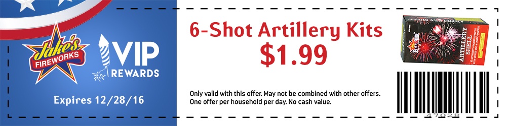 Lots of Color In These Firework Coupons