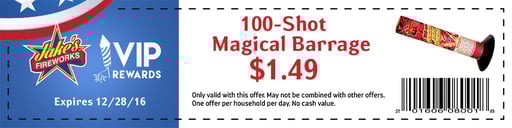 Lots of Color In These Firework Coupons